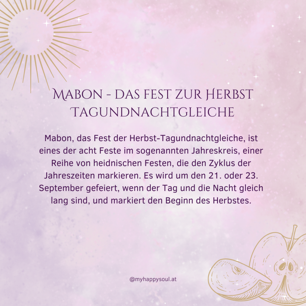 Mabon – das Fest der Herbst TagundNachtgleiche